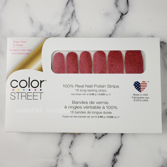 Color Street | Makeup | Retired Crantastic Color Street Nail Strips ...